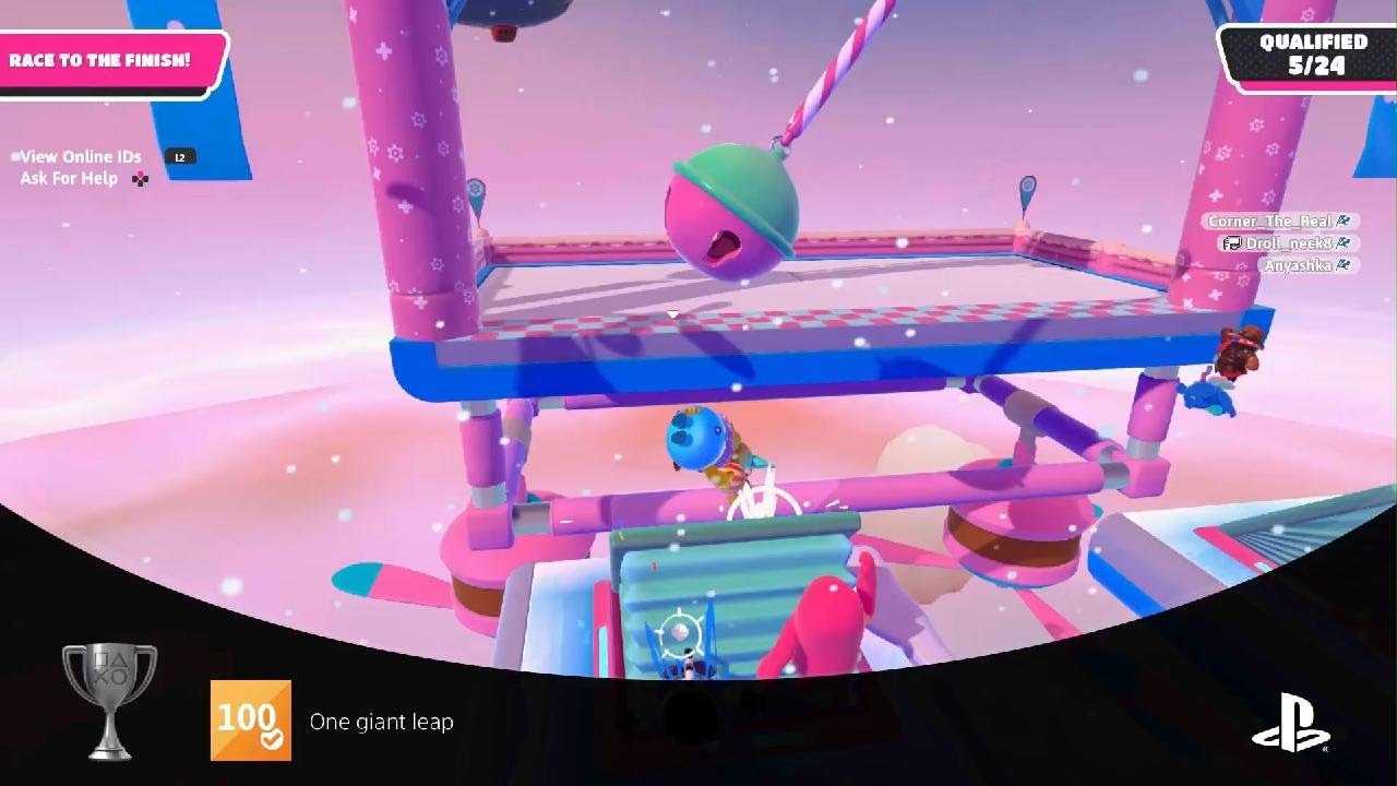 Fall Guys ~ One giant leap Trophy - YouTube