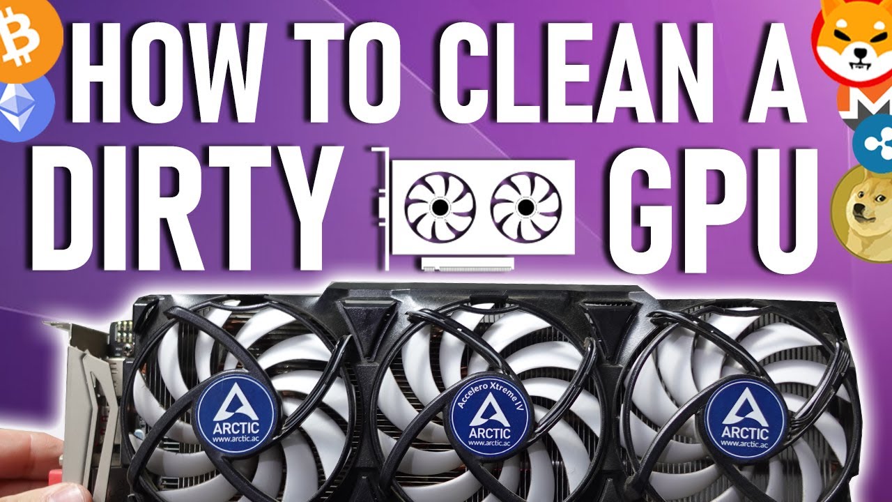 How to Clean a Dirty Graphic Cards - YouTube