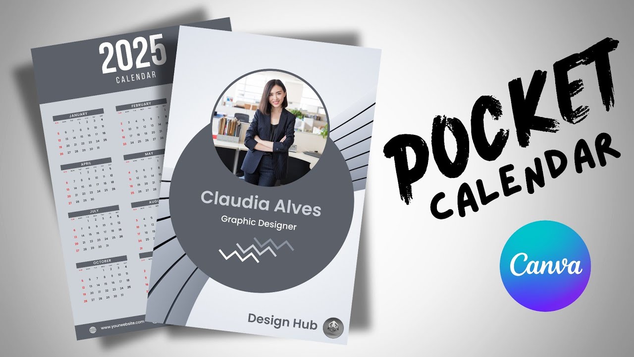 Create Your Own Pocket Calendar in Canva: Easy Design Tutorial - YouTube