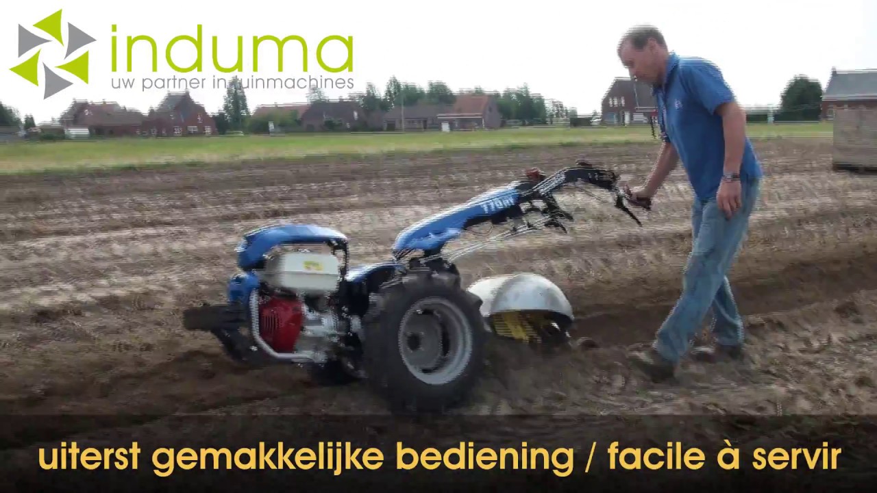 Bcs 770 HY + Berta Rotatieve wentelploeg - YouTube