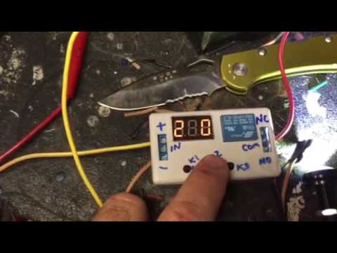 12v cycle timer for livewell - YouTube