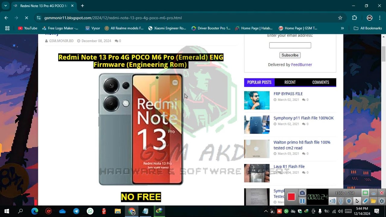 Redmi Note 13 Pro 4G POCO M6 Pro (Emerald) ENG Firmware (Engineering Rom) #firmware #flashfile ...