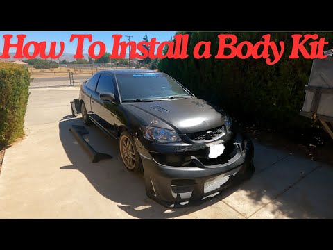 How to install a Body kit, building a Epic EM2 - YouTube