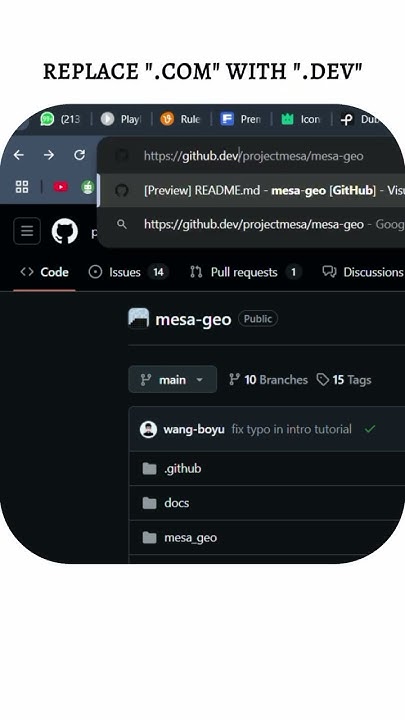 Github trick you must know Open any github repository on web in just ...