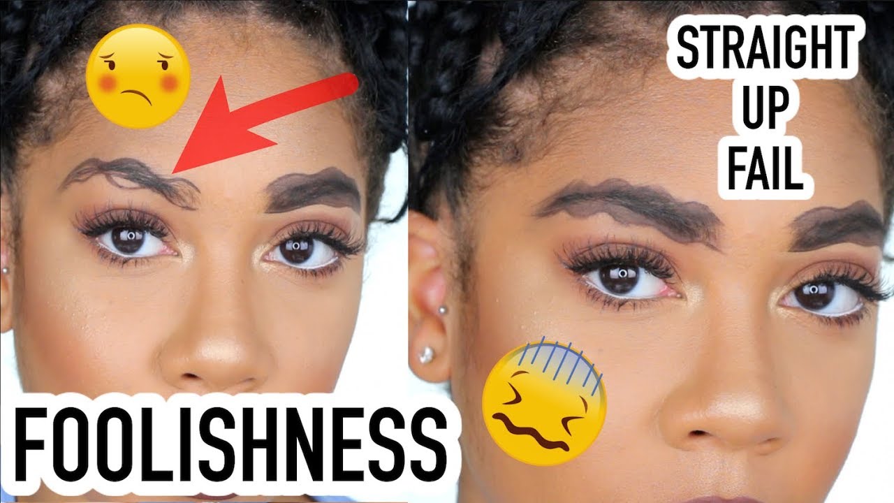 Y'ALL.... (WAVY/SQUIGGLY BROW CHALLENGE) - YouTube