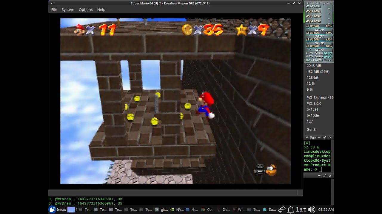 Rosalie Mupen GUI 0.11 Vulkan Native Test 60fps NVENC x64 + Sound (Core ...