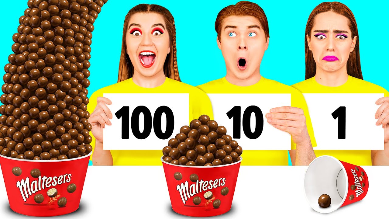 אתגר 100 שכבות של מזון | אתגרים מצחיקים DaRaDa Challenge - YouTube