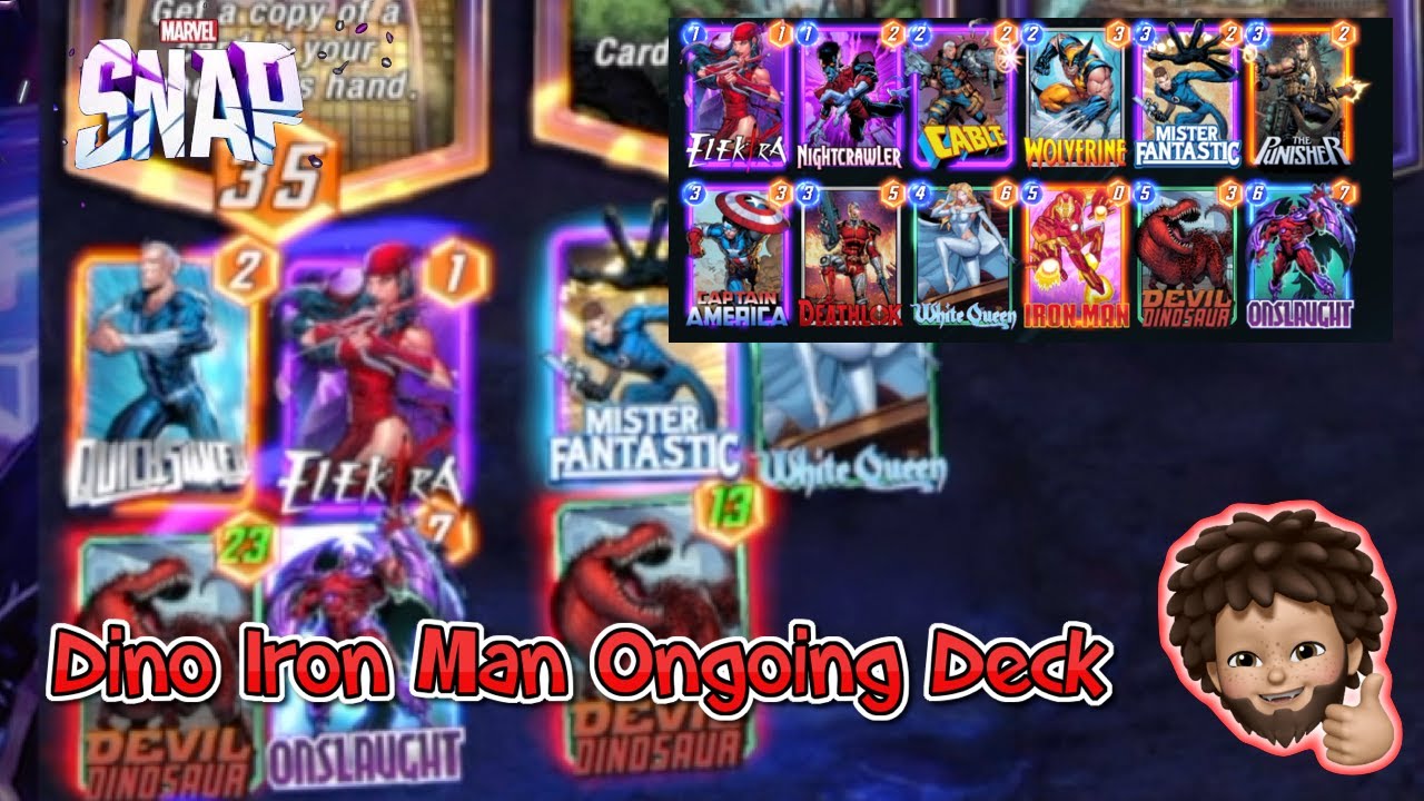 Marvel Snap - Devil Dinosaur Iron Man Ongoing Deck - YouTube