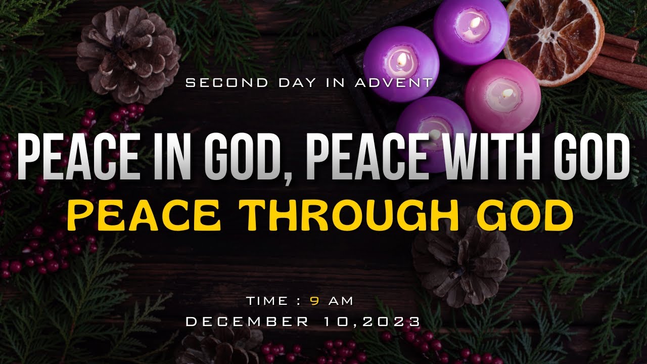 Peace In God, Peace With God, Peace Through God ” | Church School ...