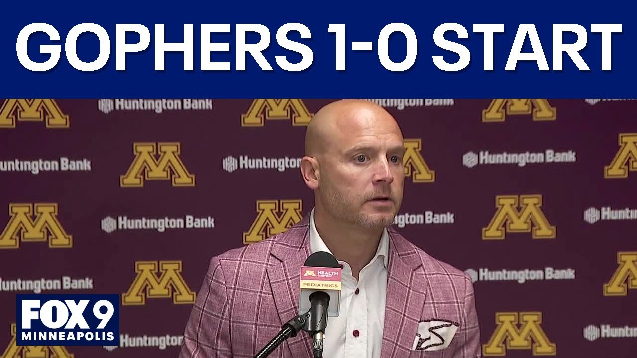 Gophers reflect after 23-10 win over Buffalo [FULL] - YouTube
