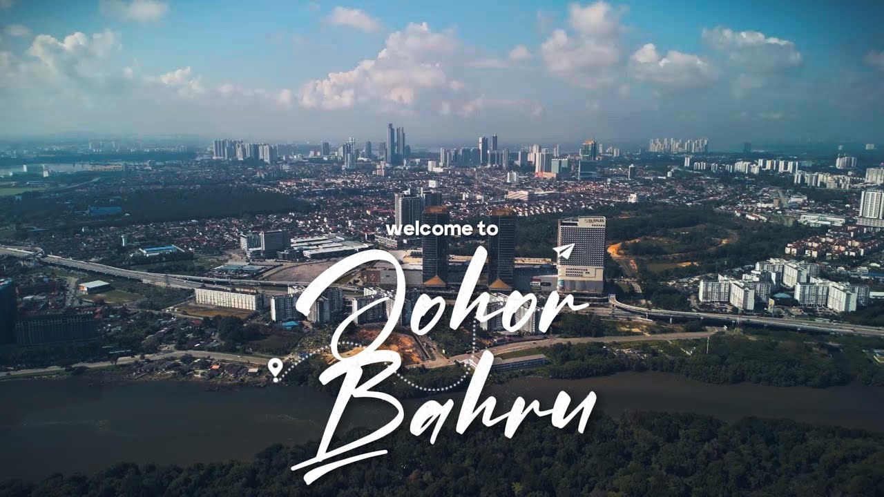 Johor Bahru Aerial View - YouTube