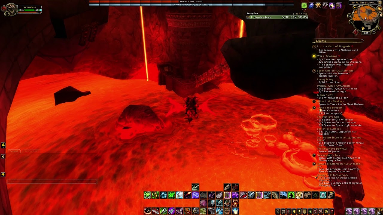 Molten Core Entrance - YouTube