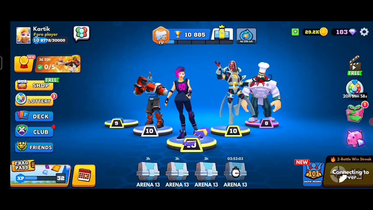 frag pro shooter ( collecting frag pass and all rewards) - YouTube