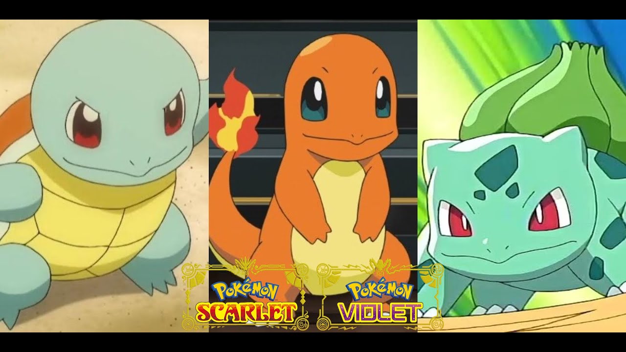 Shiny Kanto Starters Evolution Line [Pokemon Scarlet and Violet] - YouTube