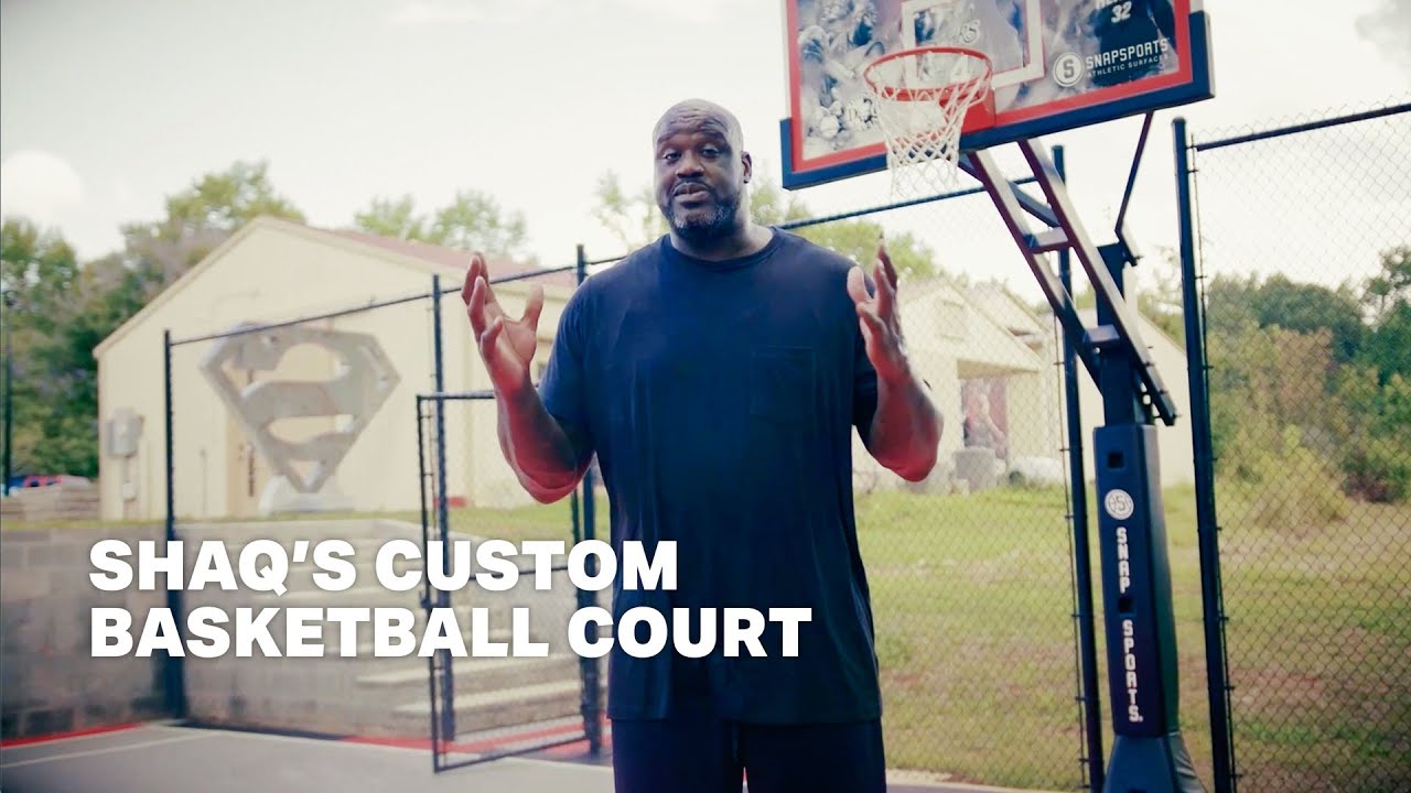 Shaq House Basketball Court