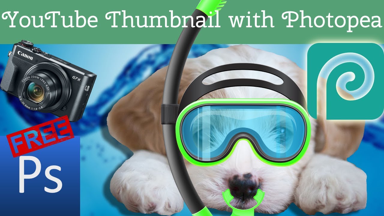 Free YouTube Thumbnails with Photopea - YouTube