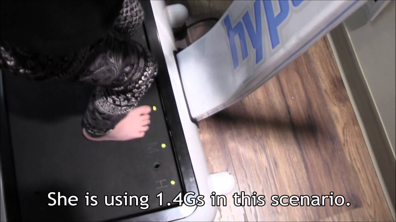 Hypervibe Vibration Plate - High G Force Demo - YouTube