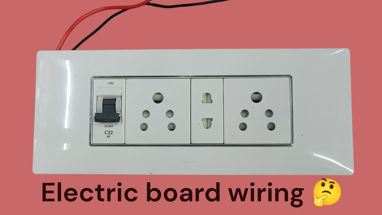 How to make a electric board with Mcb wiring 🤔🤔 - YouTube