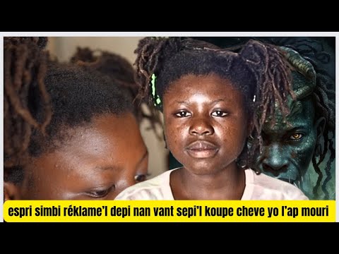 Espri vodou Simbi nan dlo reklame li depi nan vant si li koupe cheve a ...