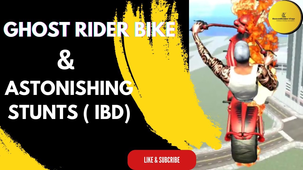 Ghost Rider Bike and astonishing stunts with Advanced high fly jumps ...