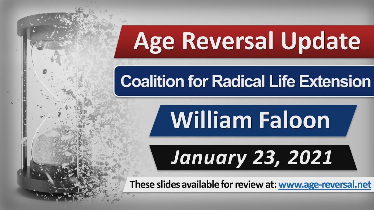William Faloon Age Reversal Update 23 January 2021 - YouTube