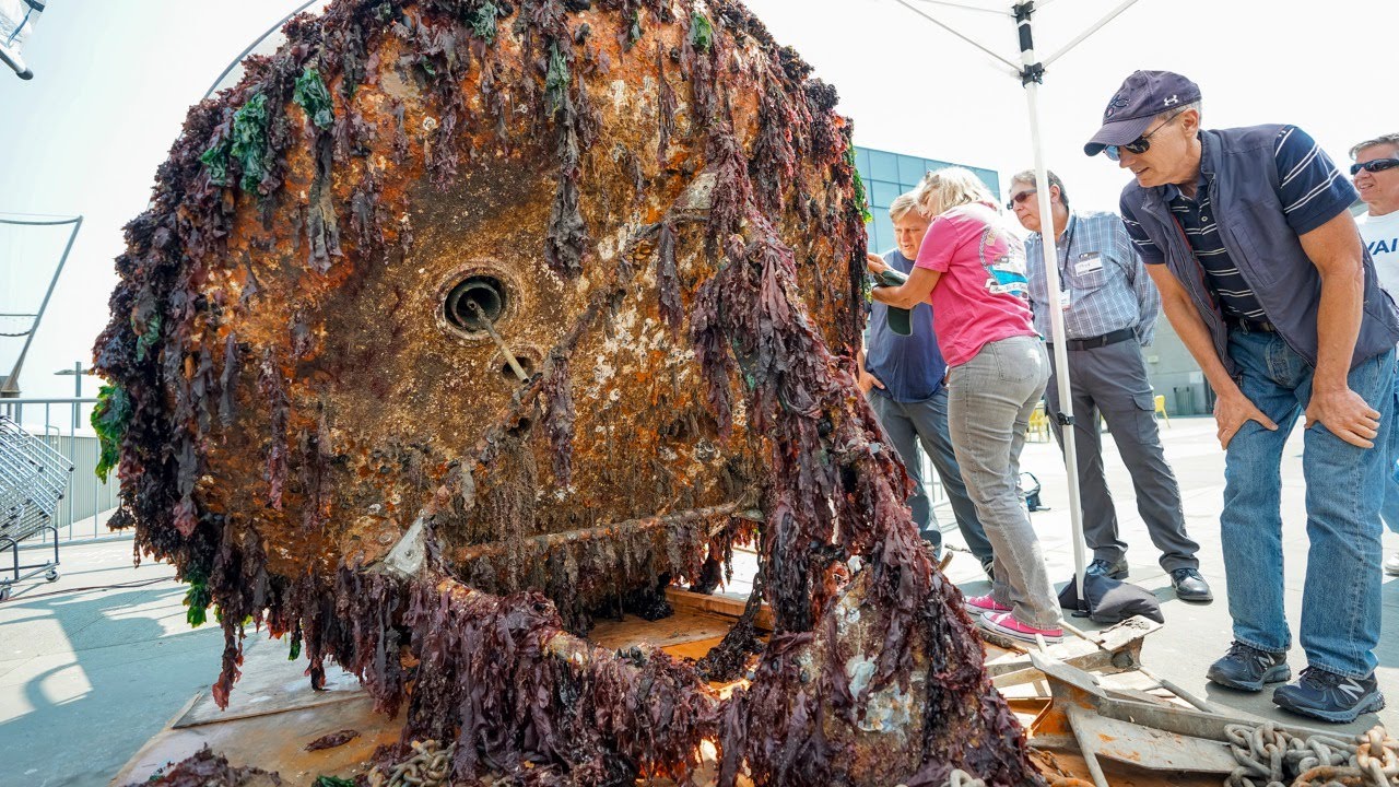 Ocean Buoy Live Exploration: Cleaning and Servicing a CO2 Buoy - YouTube