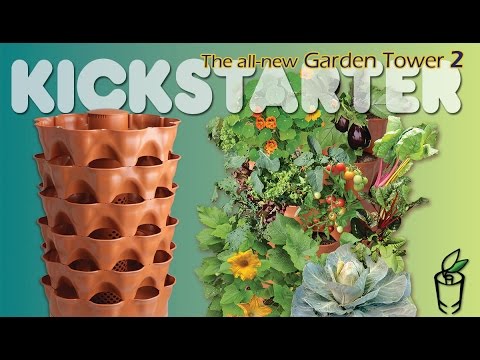 Use The Rotating And Upright Garden Tower For More Space, For Plants To ...