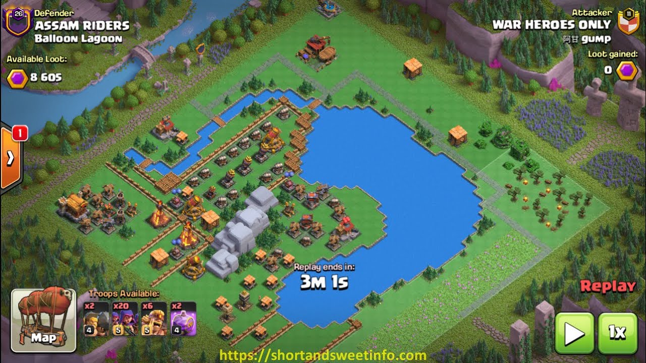 Balloon Lagoon Level 4 in 2 attacks (layout 9) - YouTube