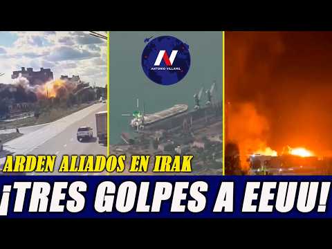 ¡Triple golpe a EEUU! Estallan fábrica militar en Kiev. Arden aliados. Zelensky les impacta buque.