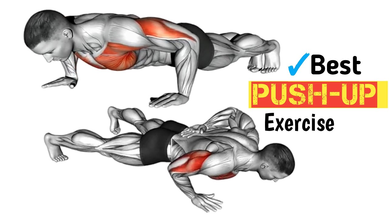 Best PUSH-UP (chest, triceps, shoulder)Exercise to Build muscle ...