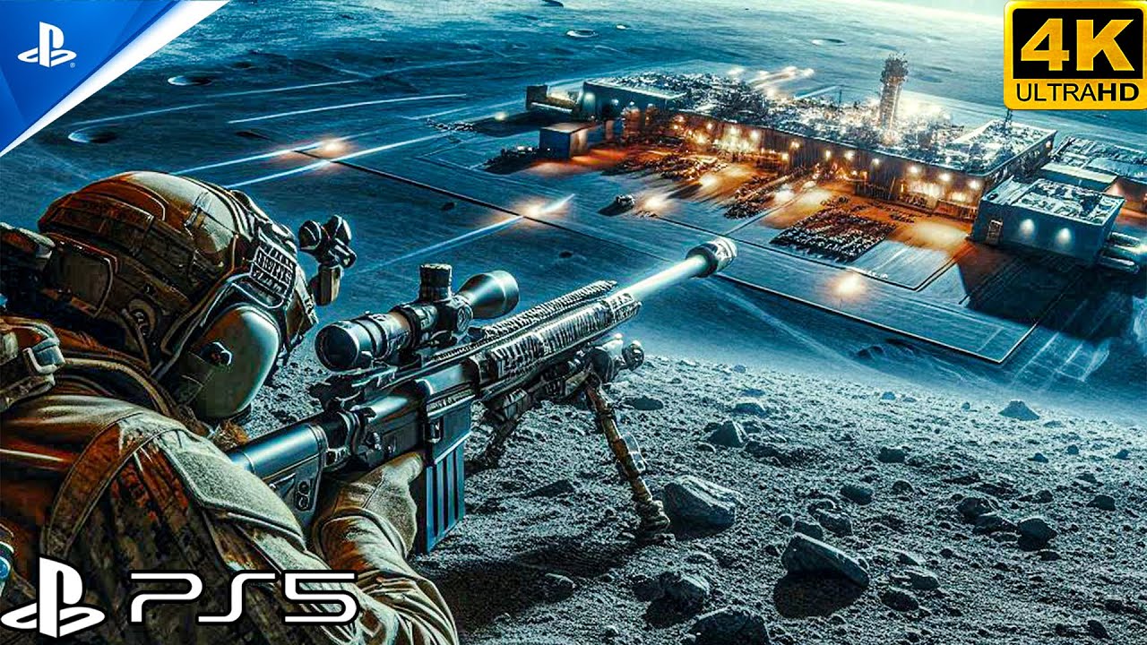 DESTROYING LUNAR AIR BASE (PS5) Realistic ULTRA Graphics Gameplay [4K ...