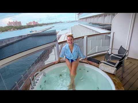 Private Hot Tub Suite! Starting Our MSC Seashore Cruise
