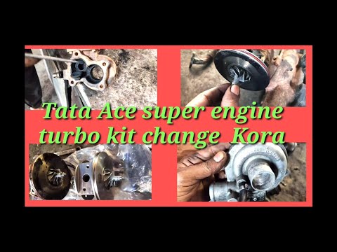 Tata Ace super engine turbo kit change kora