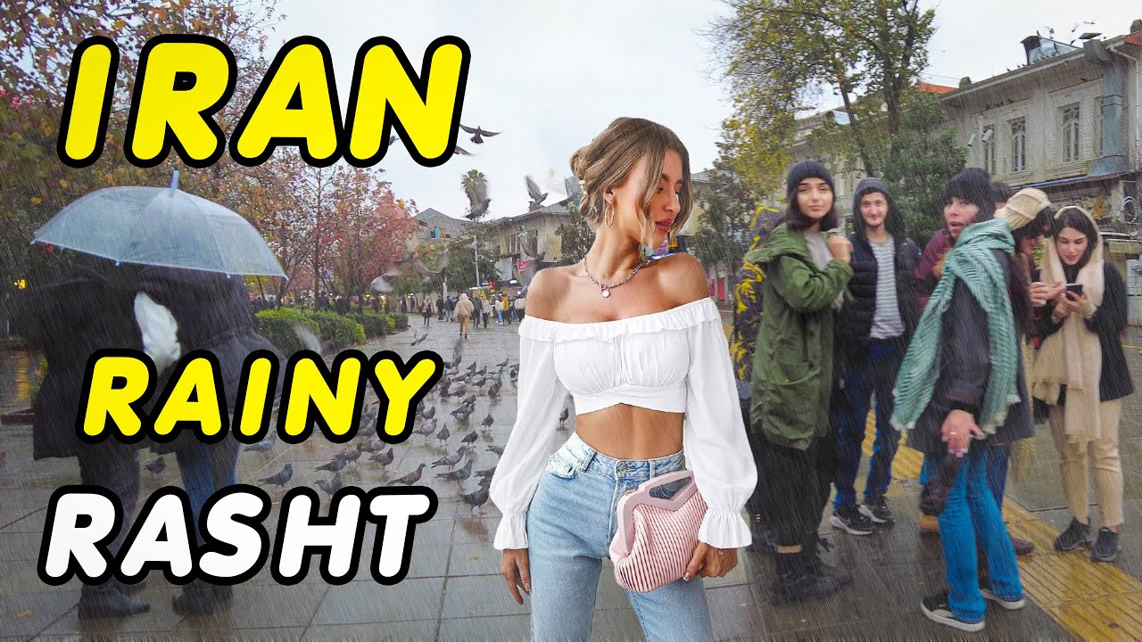 IRAN RASHT City Walking Tour through the Most Famous Area #walking ...