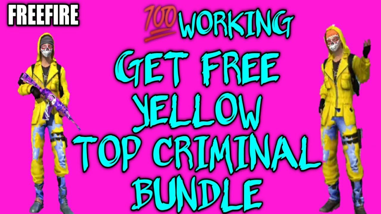 ℍ𝕆W 𝕋O 𝔾𝔼T FR𝔼𝔼 Y𝔼𝕃LOW TOP CRIMINAL BUNDLE AT RS.0 | 💯Working Trick ...