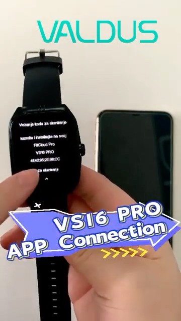 VS16 PRO Smartwatch: Easy Phone Connection & Setup with FitCloud Pro! # ...