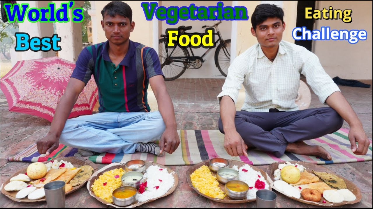 World's Best Vegetarian Food Eating Challenge | Best And Healthy Food ...