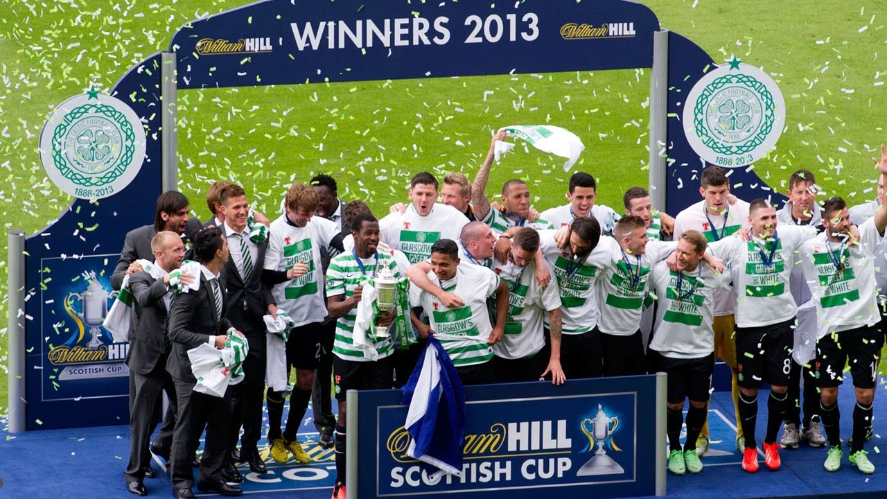 Celtic 3-0 Hibernian / Celtic Celebrate Win ( Scottish Cup Final 2013 ...