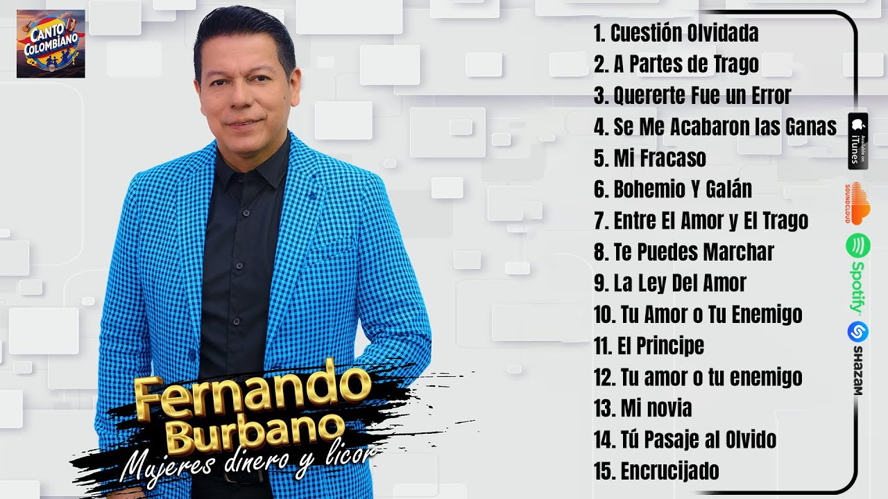 LAS MEJORES CANCIONES DE FERNANDO BURBANO 💿 Música Popular 2025 - YouTube
