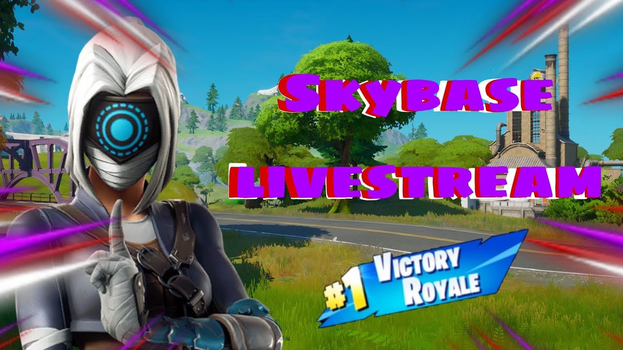 Making a Skybase in fortnite - YouTube