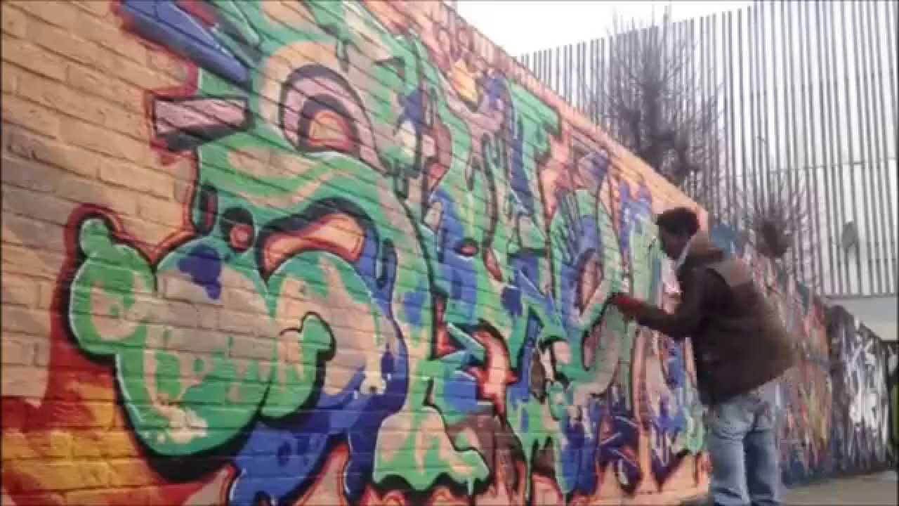 Steven Hopman graffiti Silent 2014 - YouTube