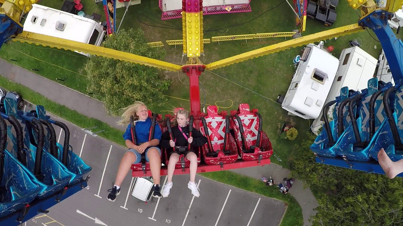 Jason & Tracy Mayne's Extreme On Ride at Uckfield Fun Fair 2019 - YouTube