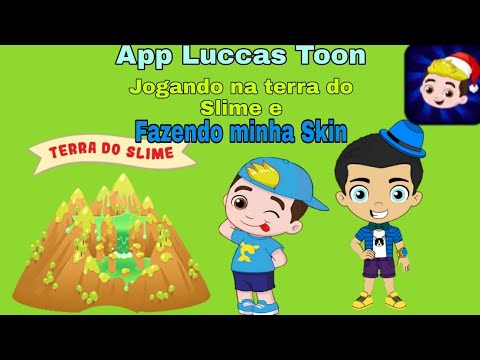 JOGO DO LUCCAS NETO - Jogando na terra do Slime e Fazendo a minha Skin ...