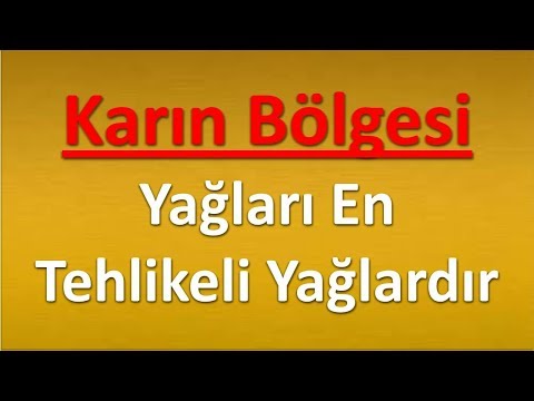 Karın Bölgesi Yağları En Tehlikeli Yağlardır