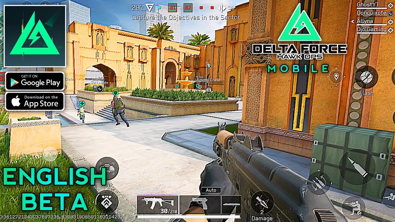 DELTA FORCE: HAWK OPS MOBILE NEW ENGLISH BETA ANDROID GAMEPLAY - YouTube