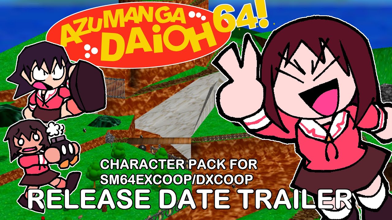 Azumanga Daioh 64 Character Pack For Sm64coop Release Date Trailer Youtube