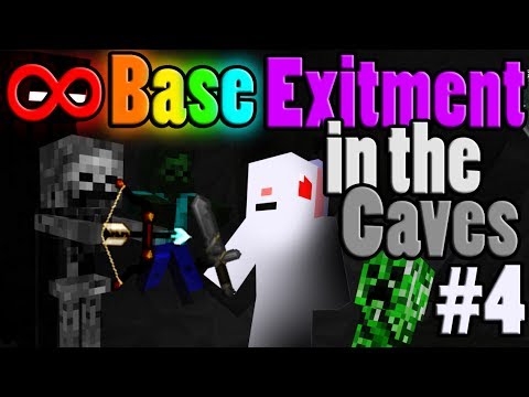 Minecraft Infinity Base - Episode 4 - Exitment in the Caves - YouTube