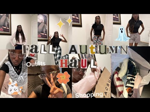 *FALL/AUTUMN HAUL* + shopping + mall + funny + haul - YouTube