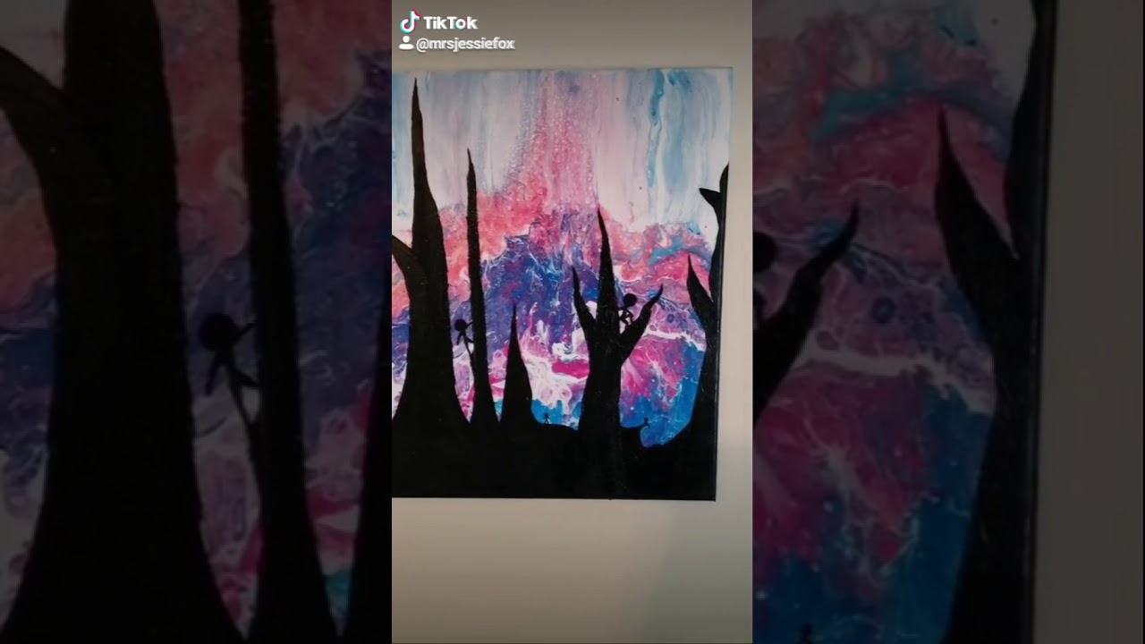 Tiktok video of my latest painting - YouTube