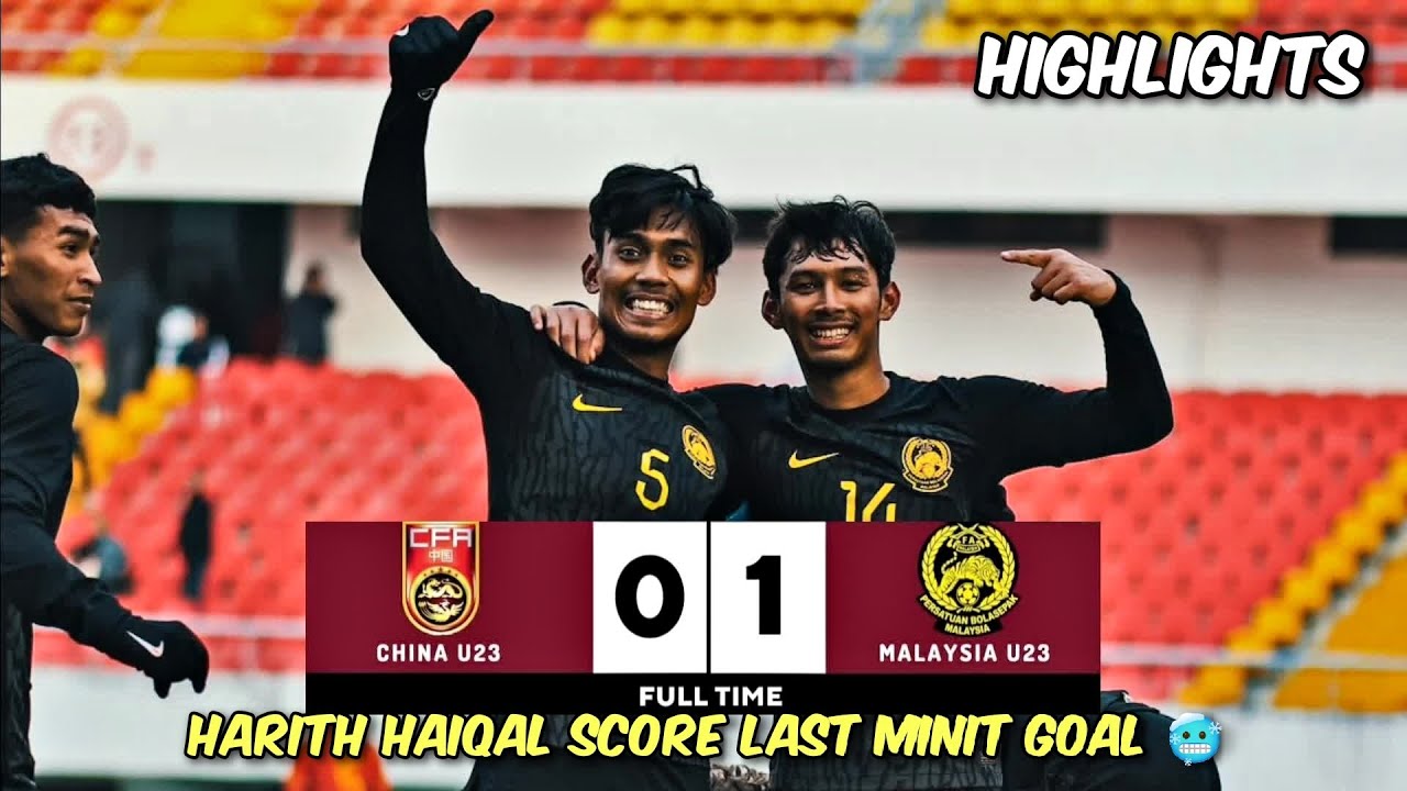 AFC U23: 🇲🇾Malaysia 1-2 🇨🇳China (Agg 2-2)